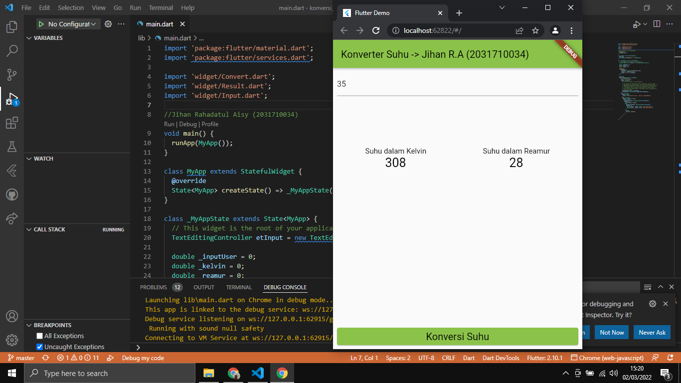 GitHub - Jihanra/03-konversi-suhu-flutter: Pemrograman Mobile Pertemuan 3