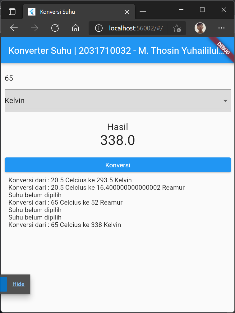 GitHub - emthosin/04-konversi-suhu-map-flutter: Jobsheet pertemuan 4