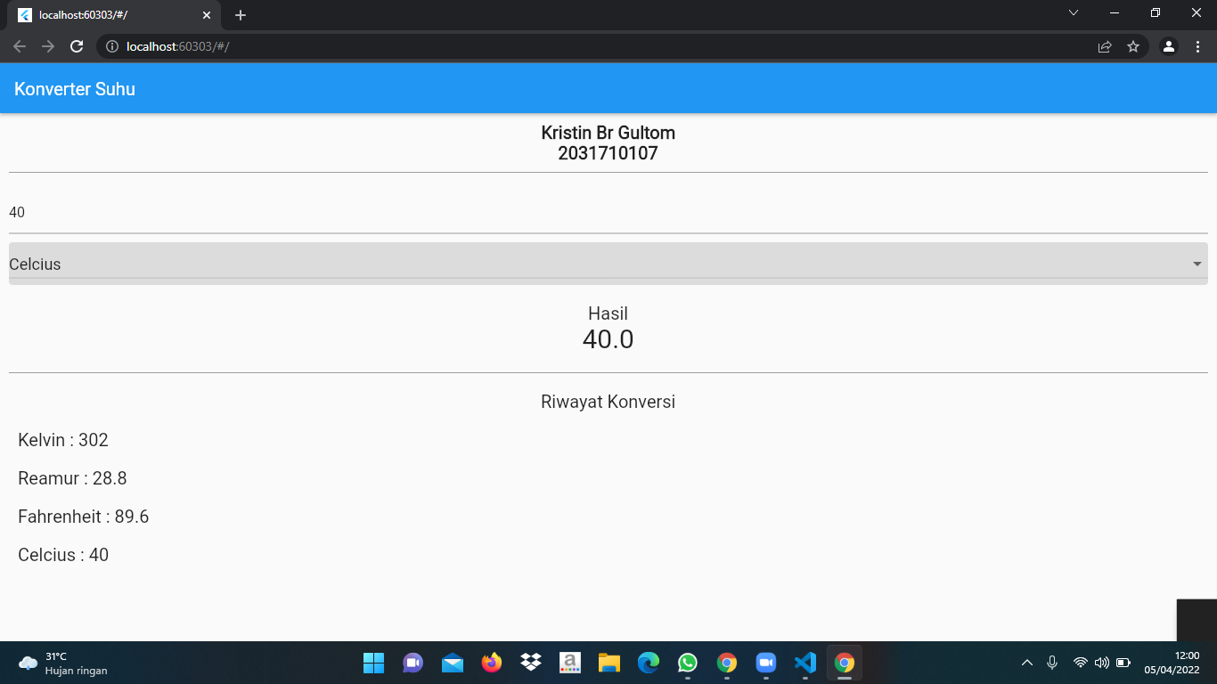 GitHub - KristinBrGultom/konversi_suhu_map_flutter