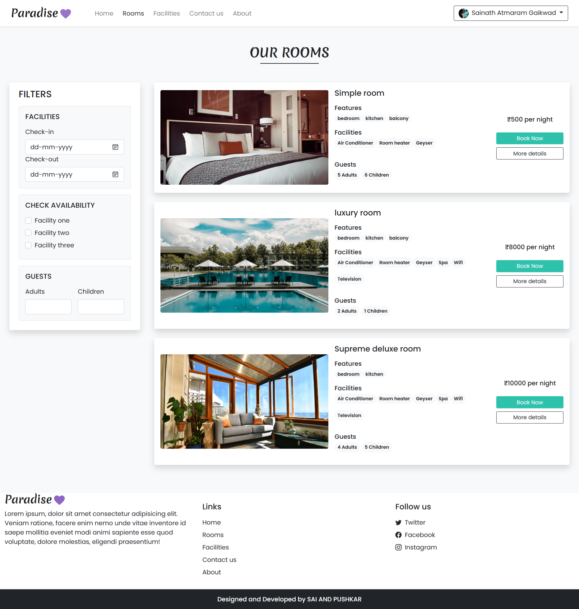 GitHub - SainathGaikwad/HotelBooking_sai: Advanced/Responsive Hotel ...
