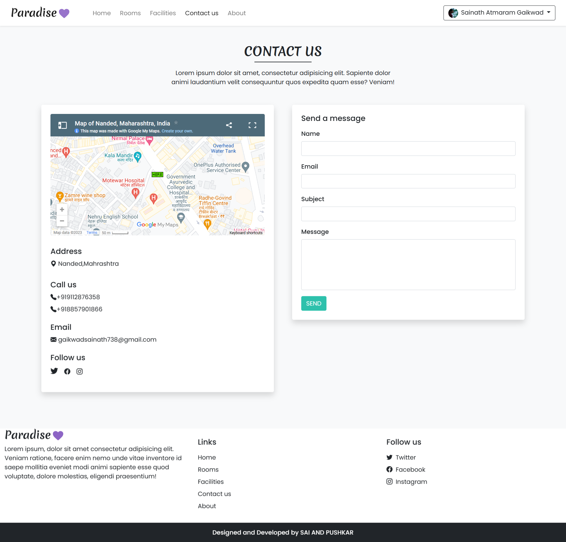 GitHub - SainathGaikwad/HotelBooking_sai: Advanced/Responsive Hotel Booking Website with admin ...