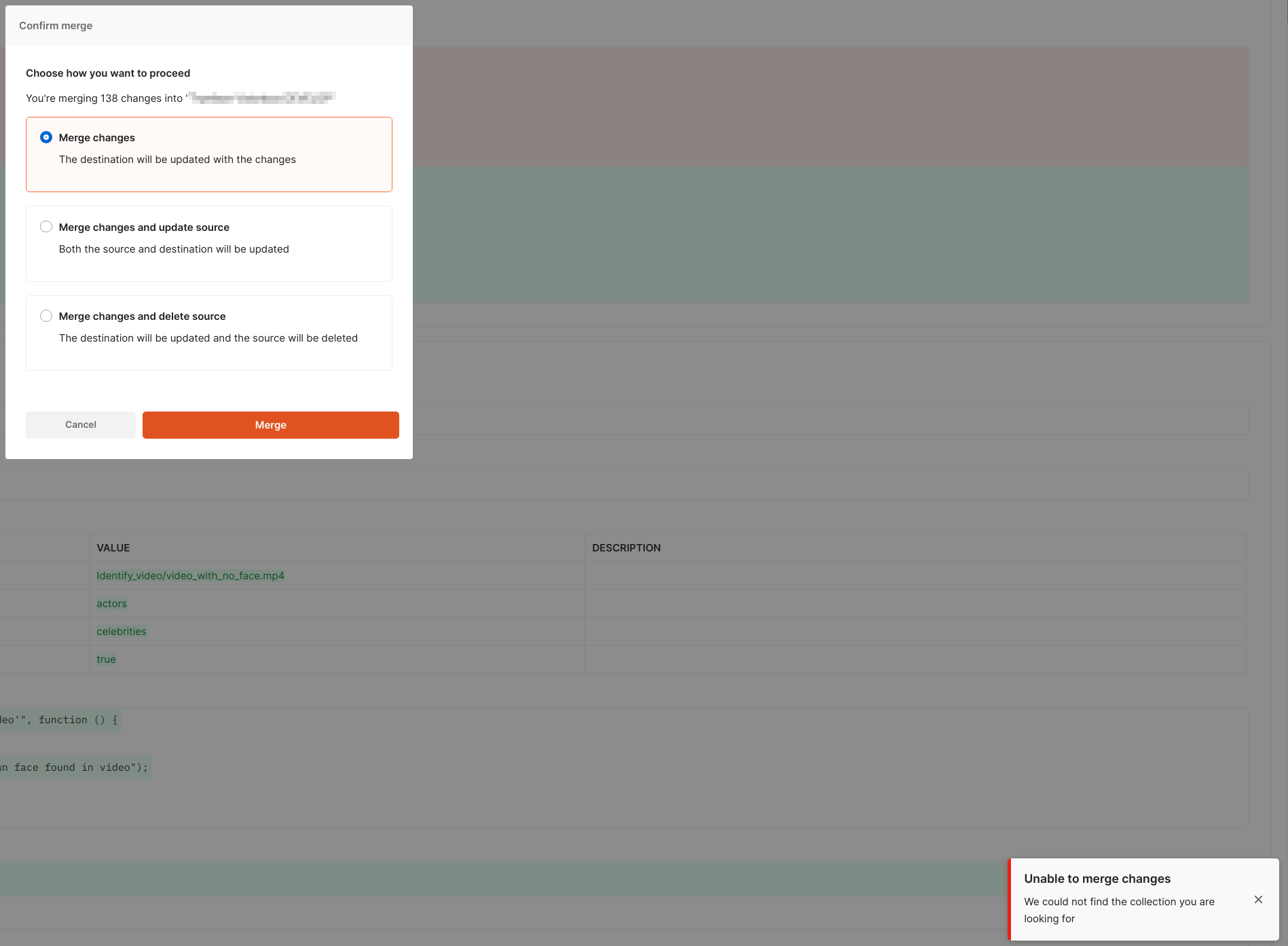 Cannot merge forked collection to original collection · Issue #6397 · postmanlabs/postman-app ...