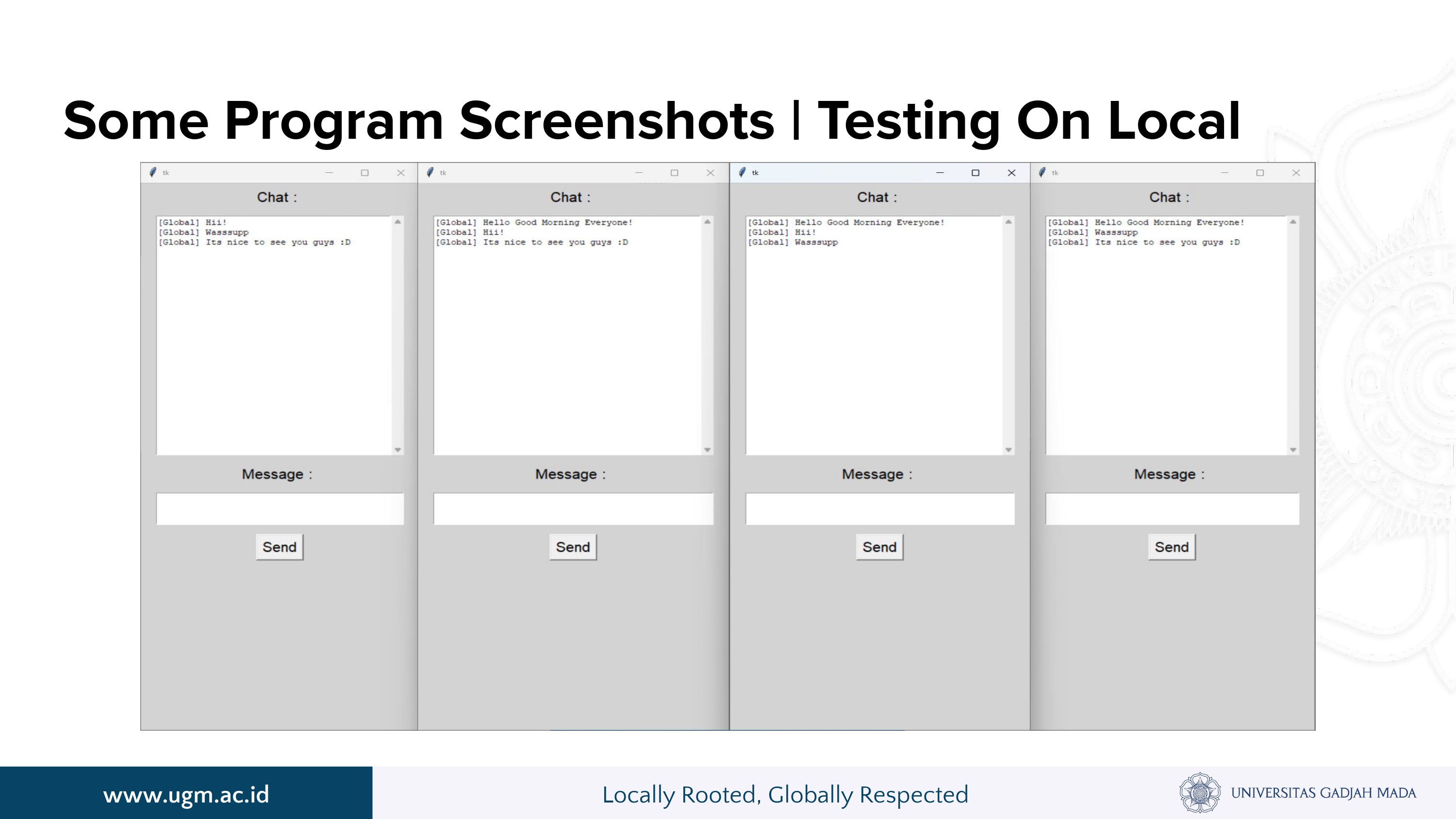 Github Ramzyizzainteroperable Messaging App With Multithreading This Project Uses Tcp