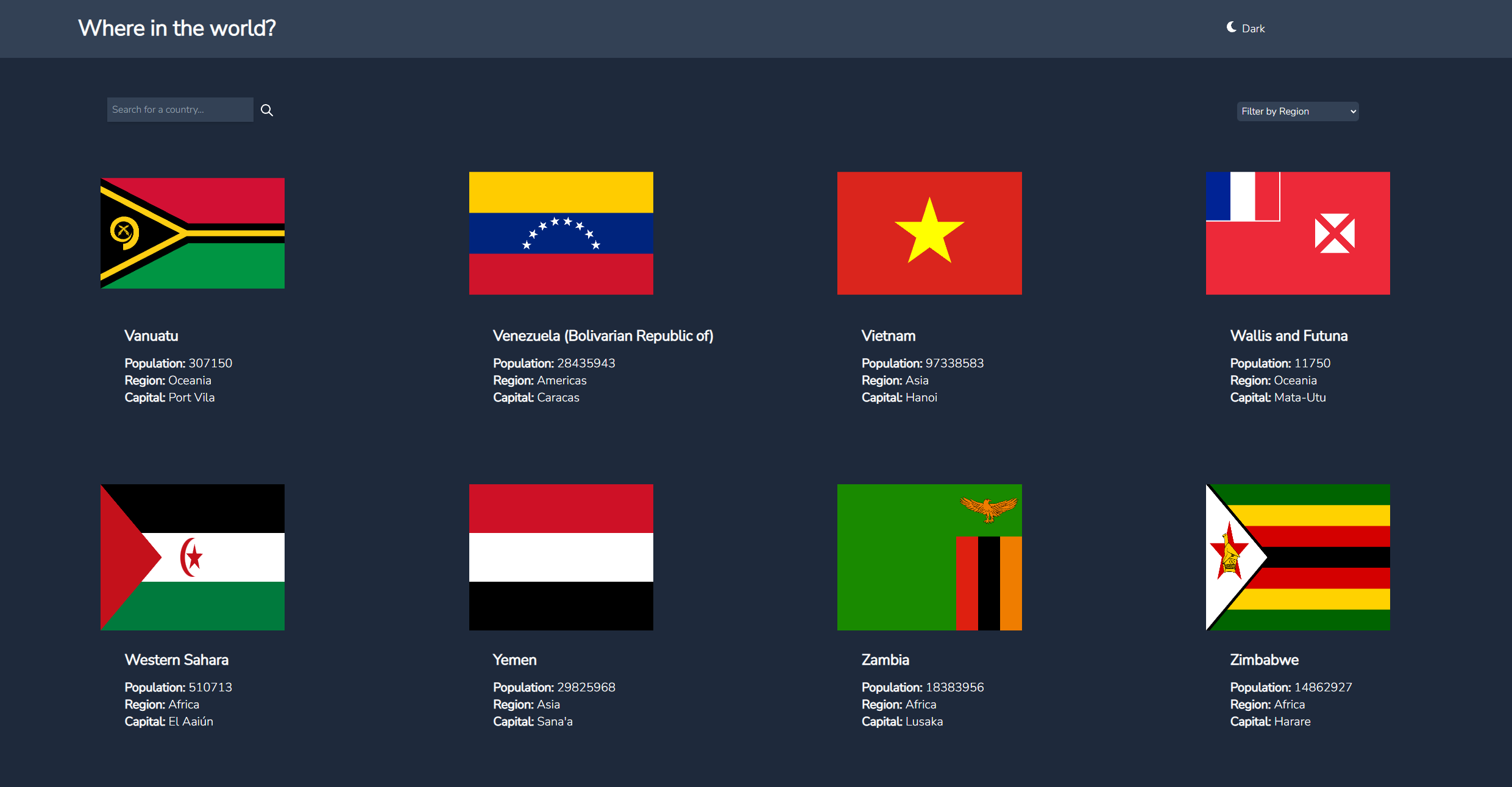 GitHub - JurgenMik/REST_Countries_API