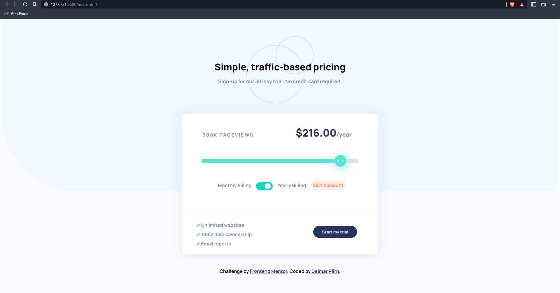 Github Deimar10 Interactive Pricing Component