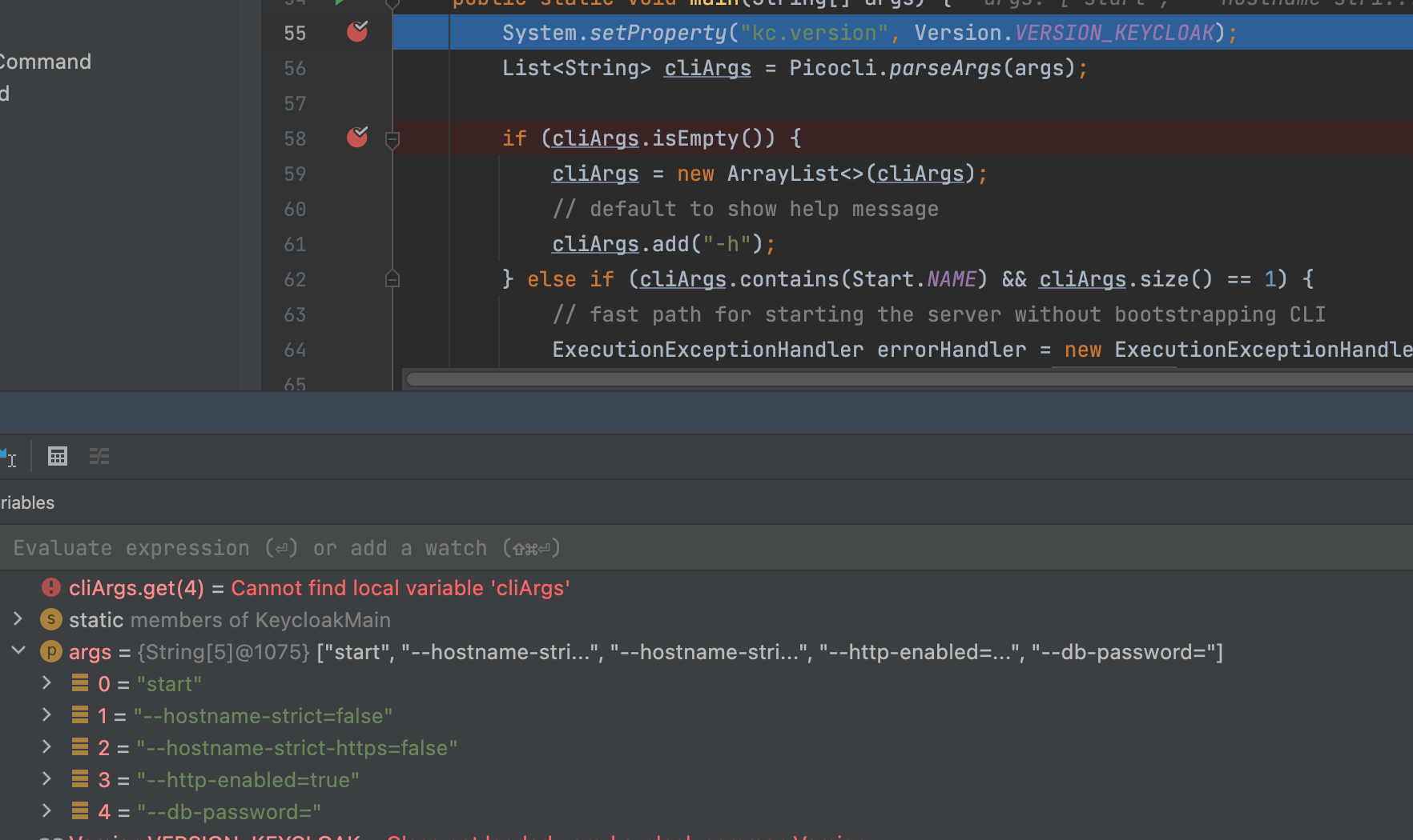 Dist.X argument parsing fails on semicolon · Issue #9519 · keycloak ...