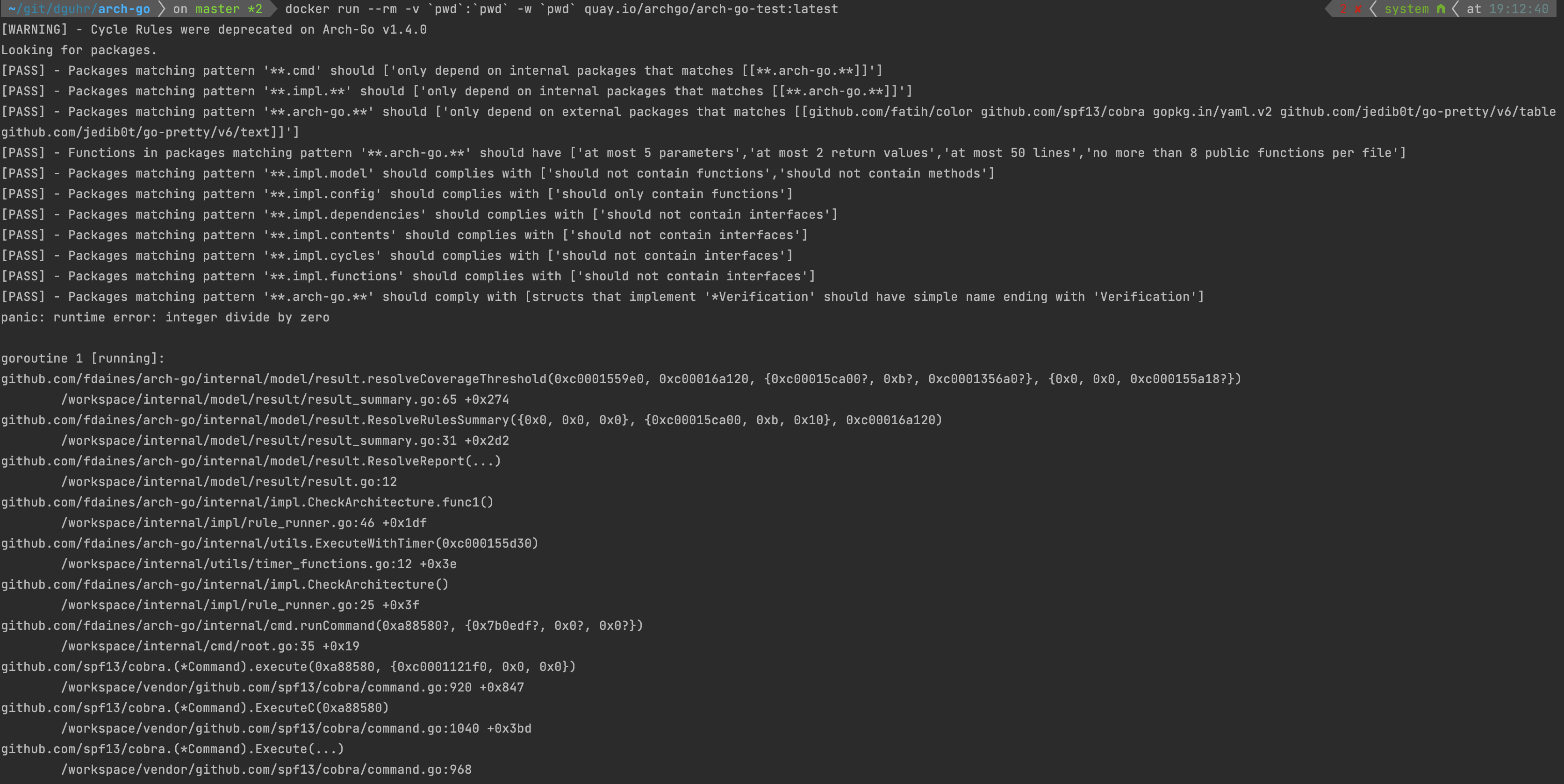 Enhancement: Provide docker images and a Github Action to run arch-go ...