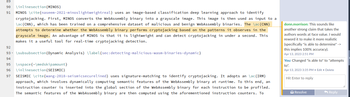 Add Comment Functionality Similar to Overleaf in Typst Editor Pane · Issue #29 · typst/webapp ...