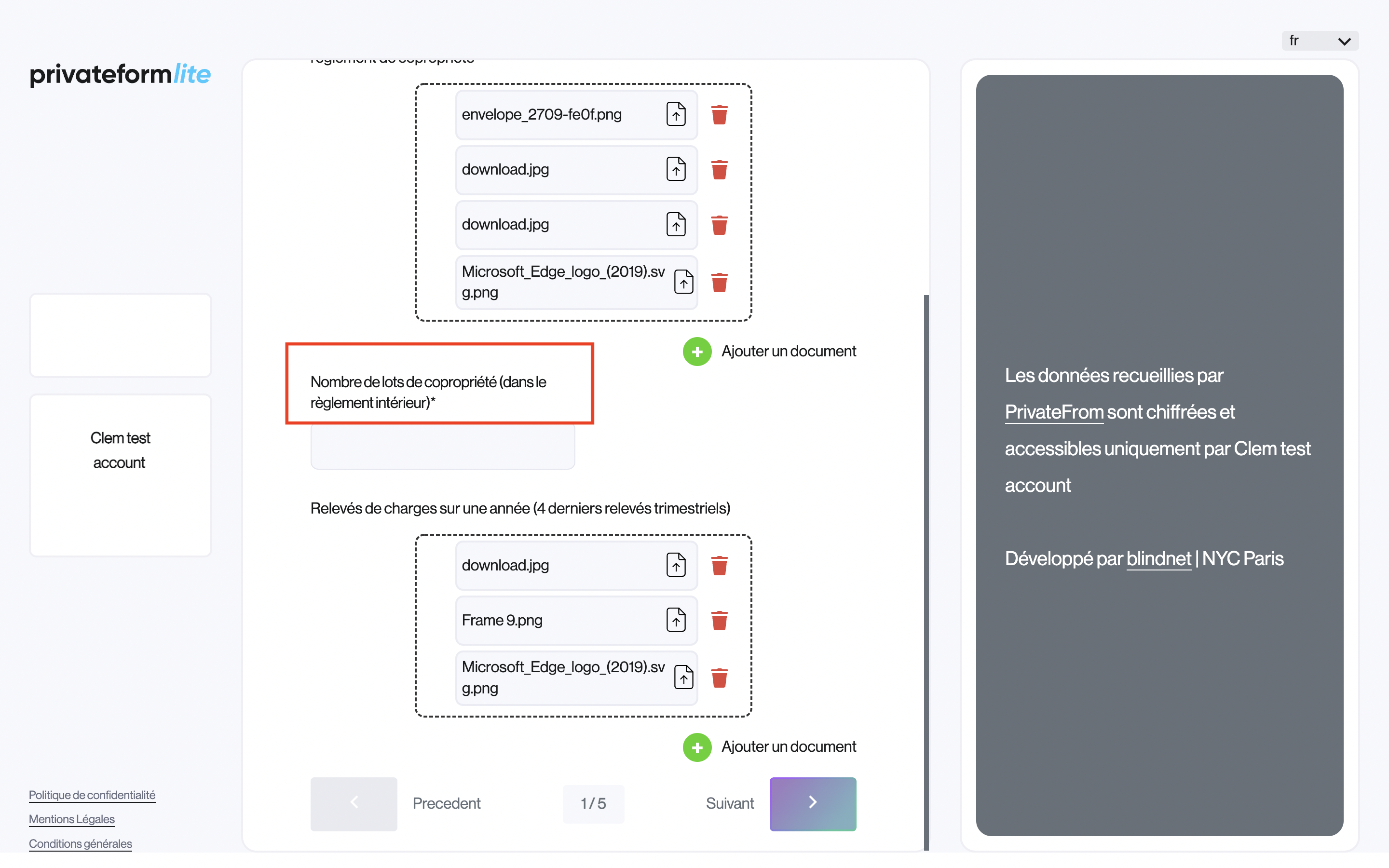 [Loreto 3 Vendeur form] Improvement on fields lay out · Issue #869 · blindnet-io/product ...
