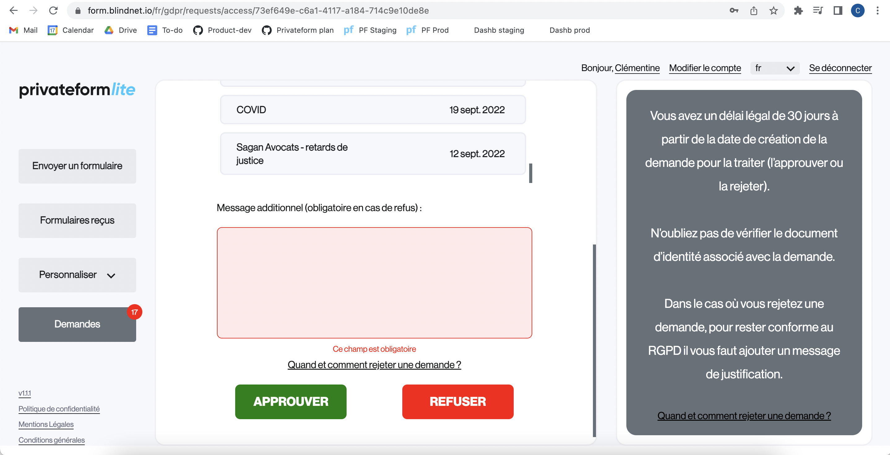 Challenge Approve/Reject button design for lower probability of error · Issue #625 · blindnet-io ...