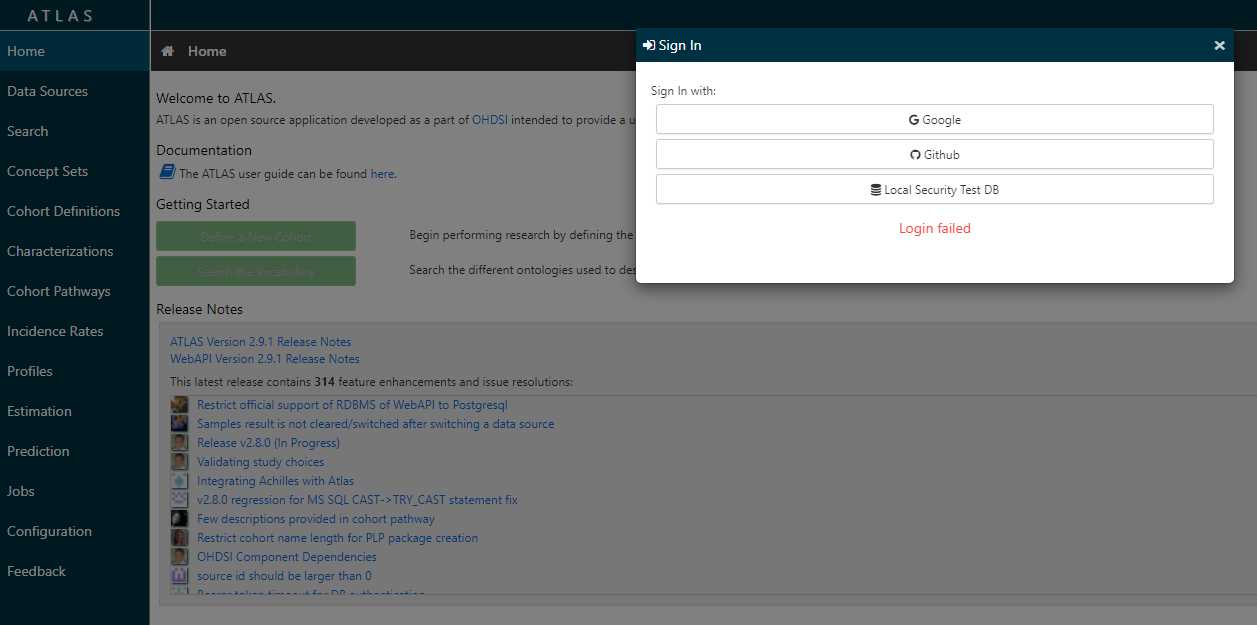 I want to log in using Google oauth in ATLAS. Help · Issue #2016 · OHDSI/WebAPI · GitHub