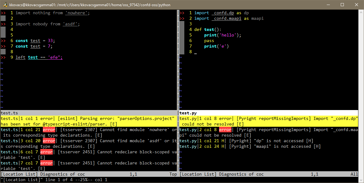 coc-diagnostic-next works with coc-tsserver, but not with coc-pyright · Issue #3340 · neoclide ...