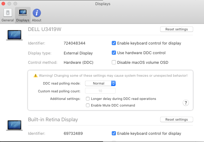 No volume control on Dell UltraSharp 34 Curved U3419W monitor · Issue ...