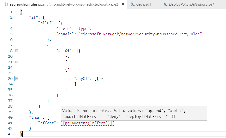 Policy Definition Schema is not up-to-date · Issue #26886 · MicrosoftDocs/azure-docs · GitHub