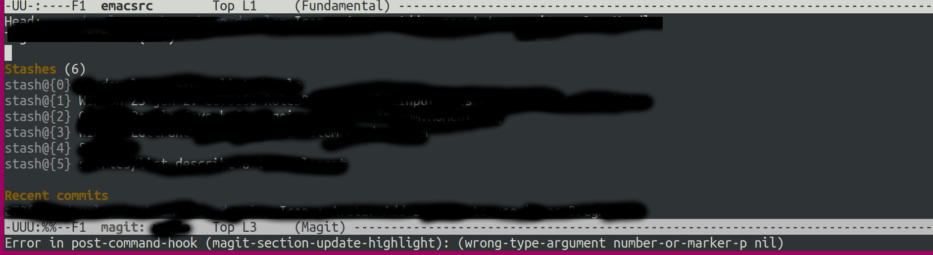 Wrong type argument: number-or-marker-p, nil · Issue #3714 · magit/magit · GitHub