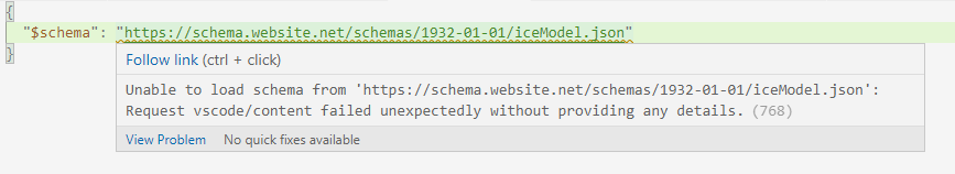 [json] accept an alternate schema for a given location in $schema property. · Issue #132999 ...