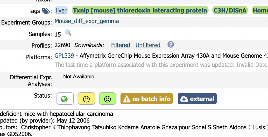 Disappearance of DEA Results · Issue #475 · PavlidisLab/Gemma · GitHub