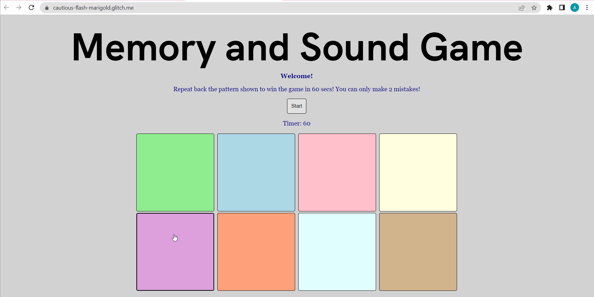 GitHub - amm33/Memory-and-Sound-Game: Memory and Sound Game - users ...