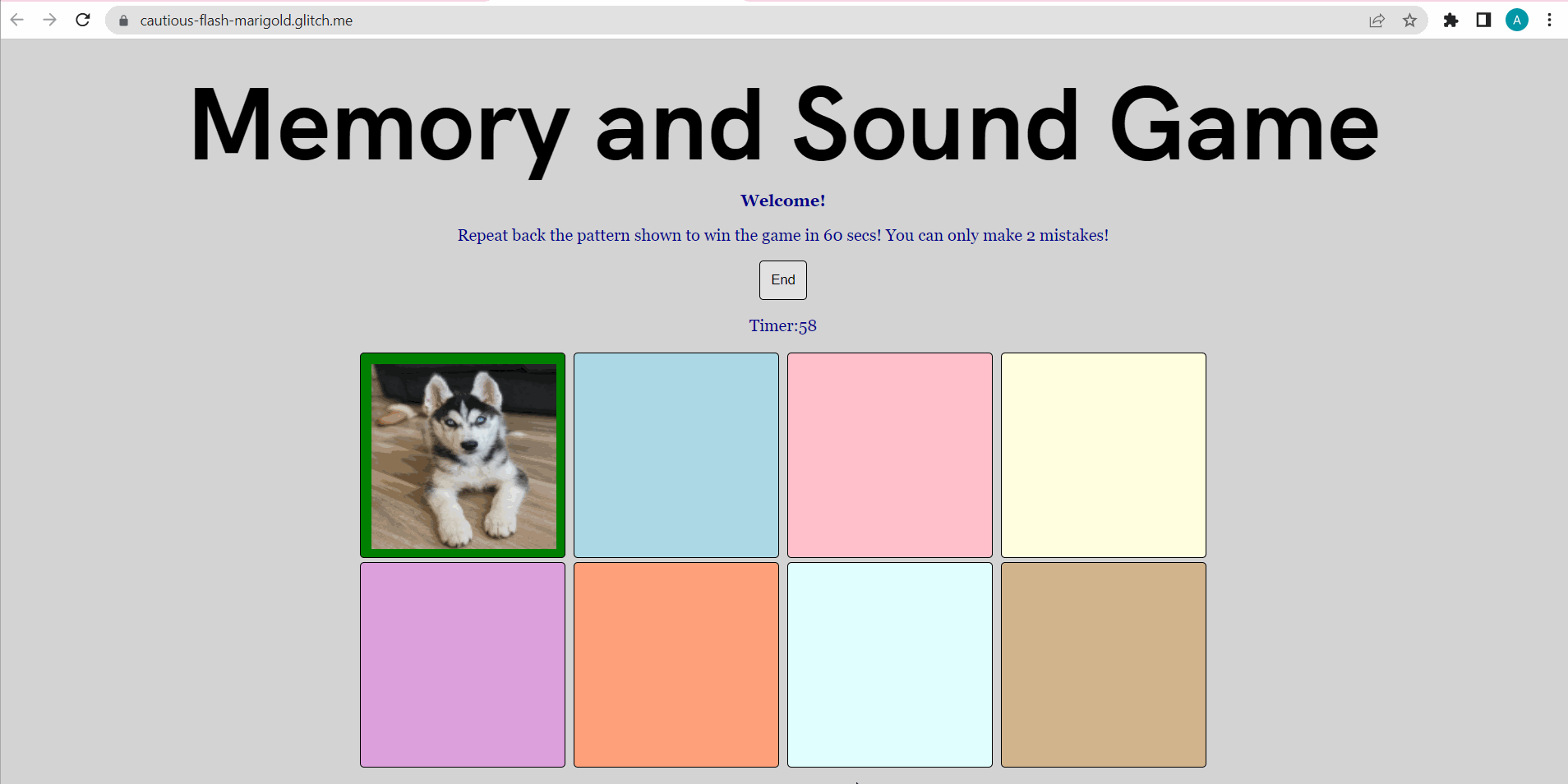 GitHub - amm33/Memory-and-Sound-Game: Memory and Sound Game - users ...