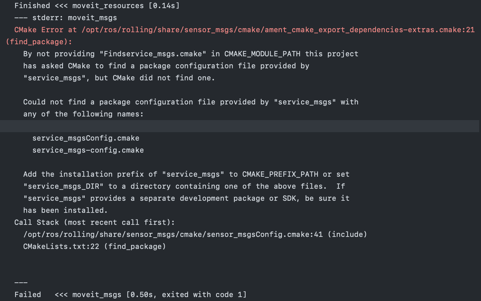 CI is broken on Rolling · Issue #1970 · moveit/moveit2 · GitHub