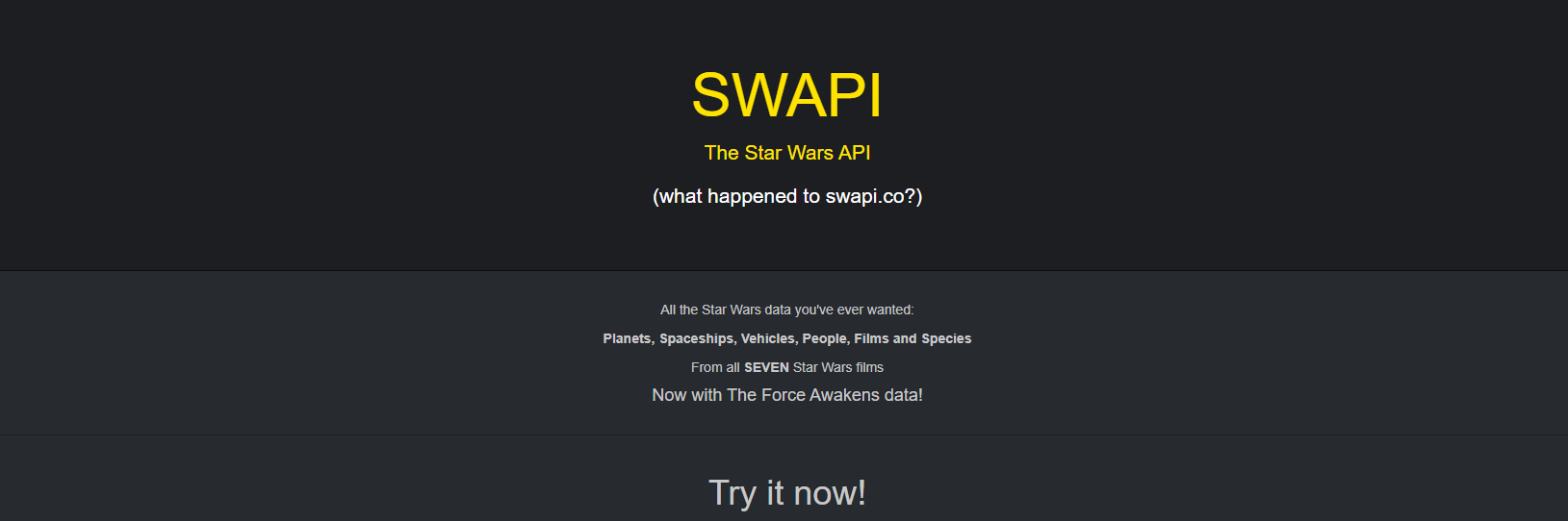 GitHub - juninmd/star-wars-api