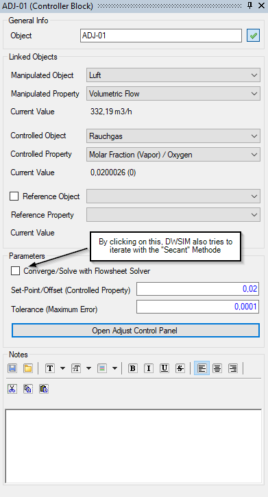 [Bug] Controller Block- Convergence Method · Issue #182 · DanWBR/dwsim · GitHub
