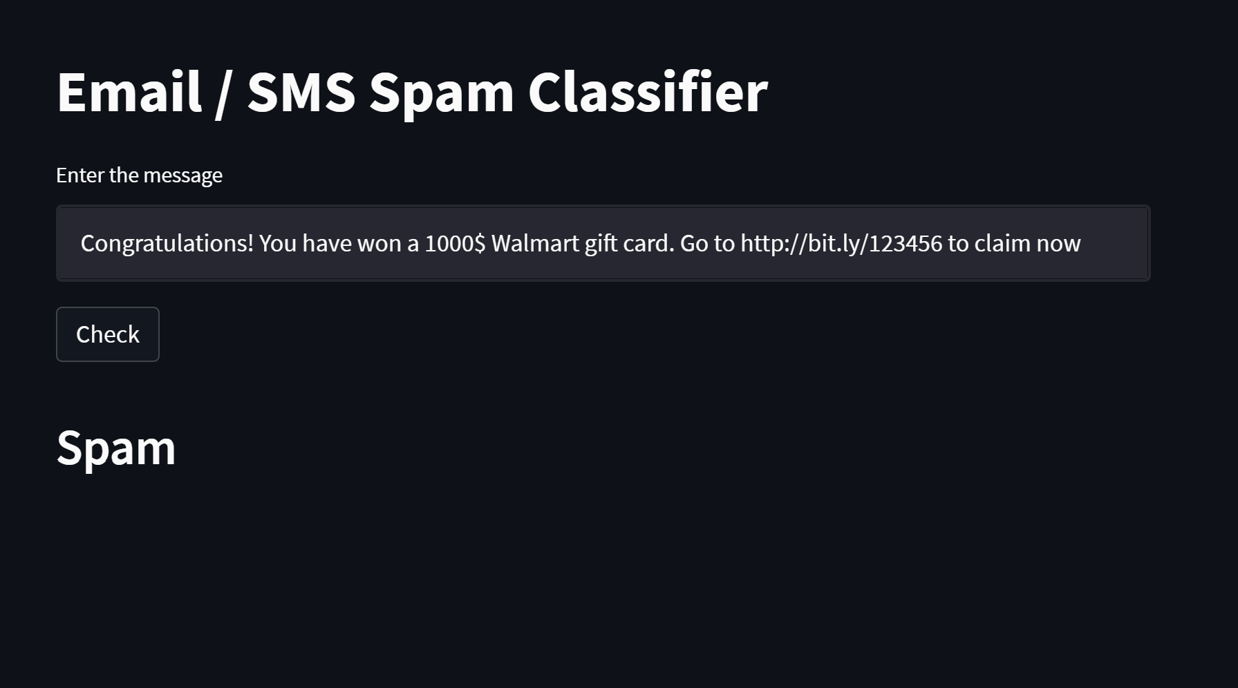 GitHub - dharinipargunan/Spam_Classification: Implemented Naïve Bayes and predicted whether the ...