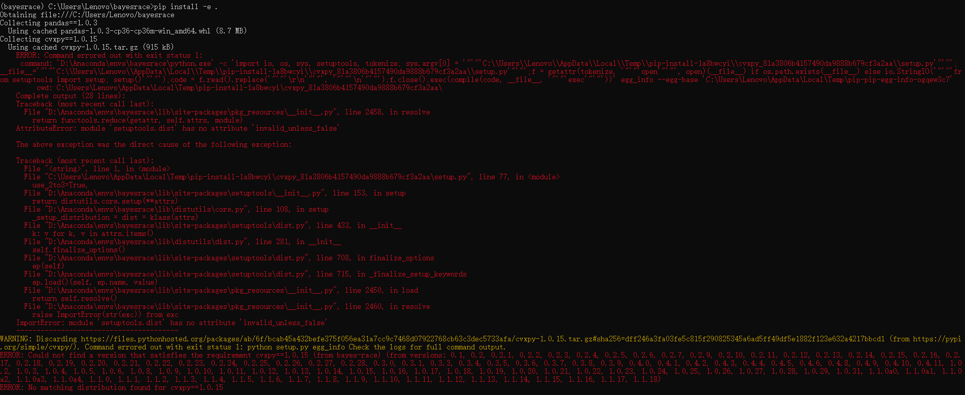 When I try to run the code provided in a paper, it has following errors related to CVXPY · Issue ...