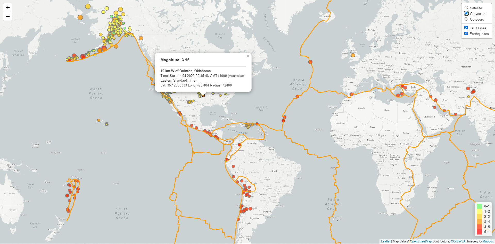 GitHub - RealDreammaker/Live-Earthquake-Checker: For this assignment ...