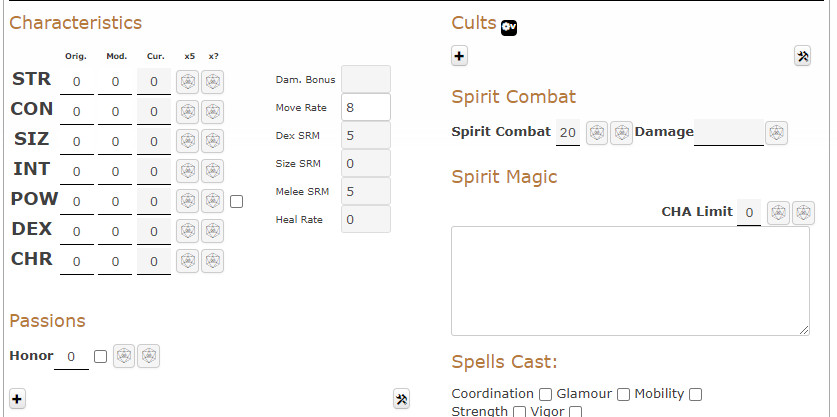 RuneQuest Glorantha Character sheet · Issue #8113 · Roll20/roll20-character-sheets · GitHub