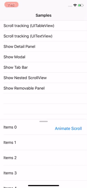 Scroll indicators are hidden after hitting the top once · Issue #41 · scenee/FloatingPanel · GitHub