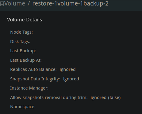 [BUG] Snapshot trim wrong label in the volume detail page. · Issue #5127 · longhorn/longhorn ...