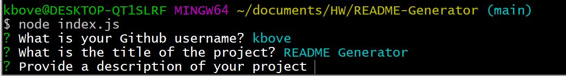 GitHub - Kbove/README-Generator: A command line application that takes in user input in order to ...