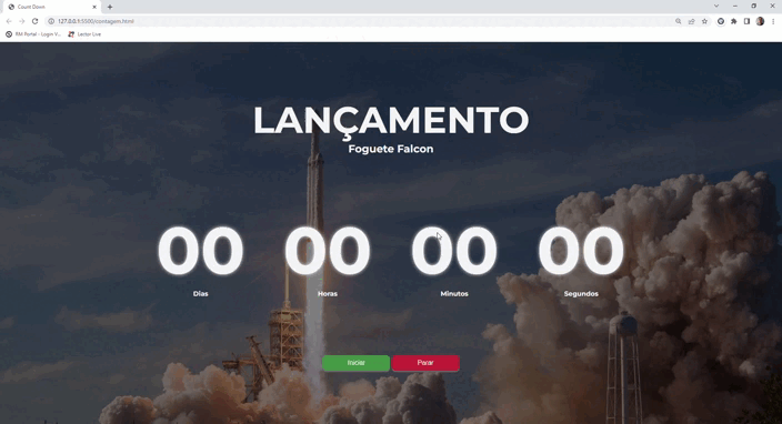 GitHub - DaviAfonso88/Count-Down: Contagem regressiva feita com JavaScript puro simulando o ...