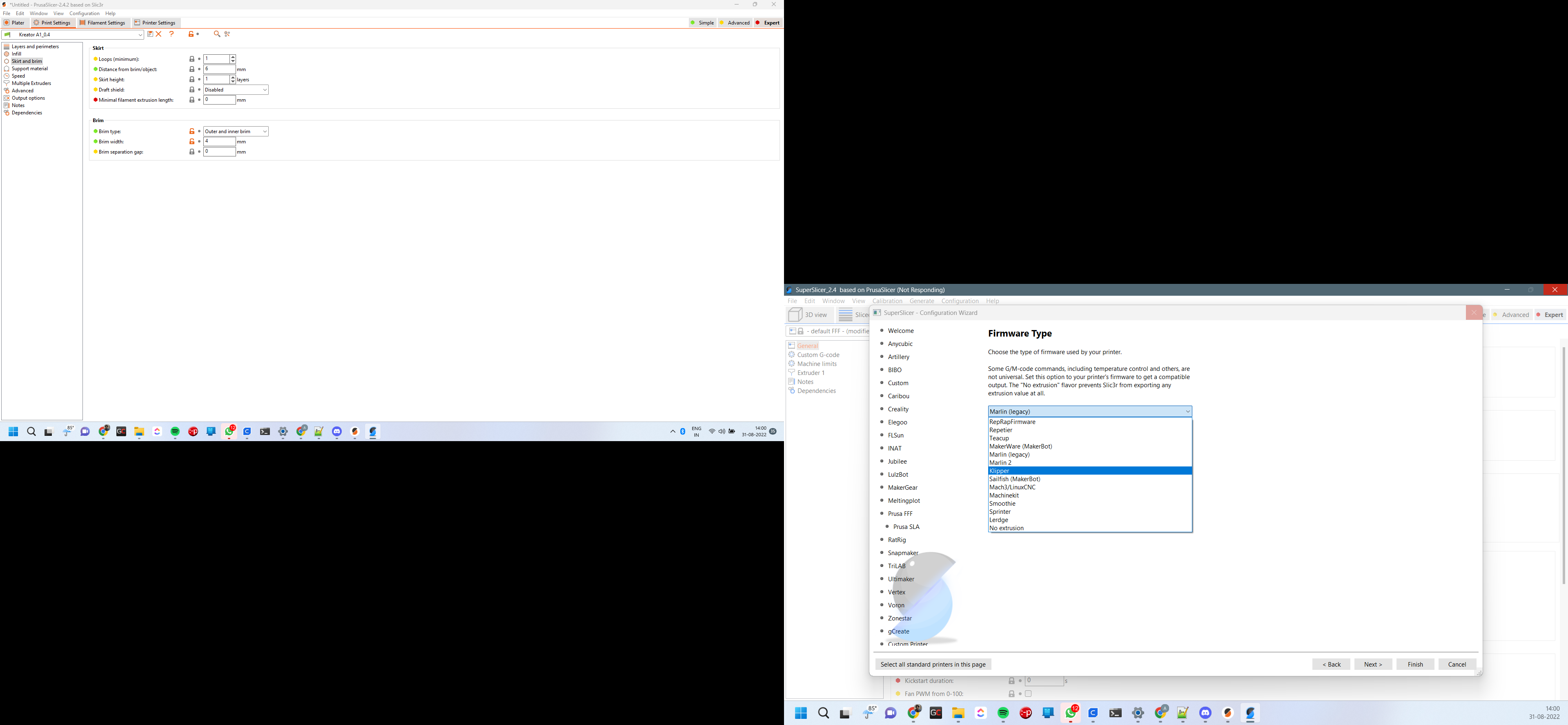 Superslicer Crash When Configuring Physical Printer · Issue 3158 · Supermerillsuperslicer · Github