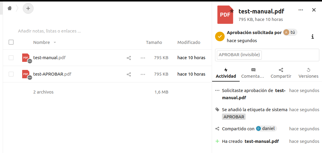 the approval flow is not triggered when adding the pendding tag Via the Files Automated Tagging ...