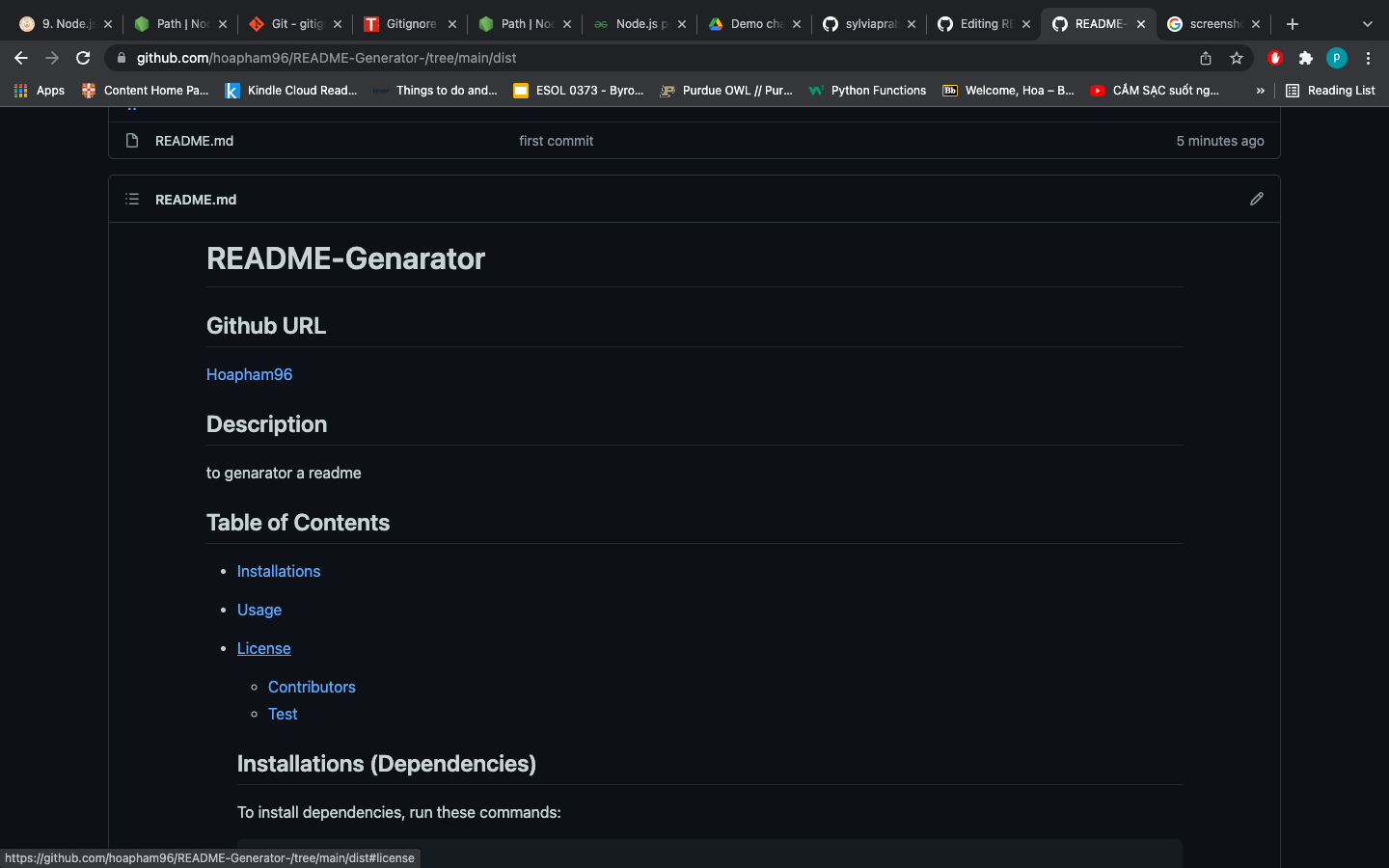 GitHub - hoapham96/README-Generator