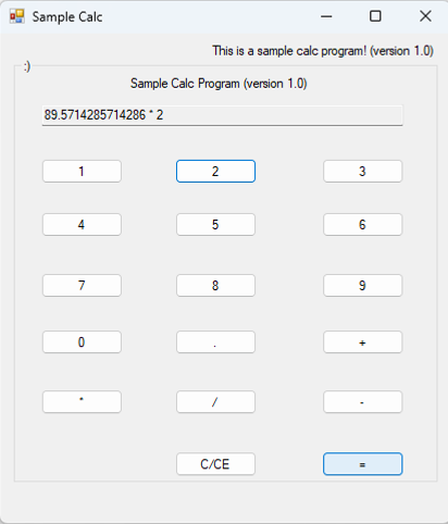 GitHub - subinkhullar/Windows_Calc: An endless mode simple calculator ...