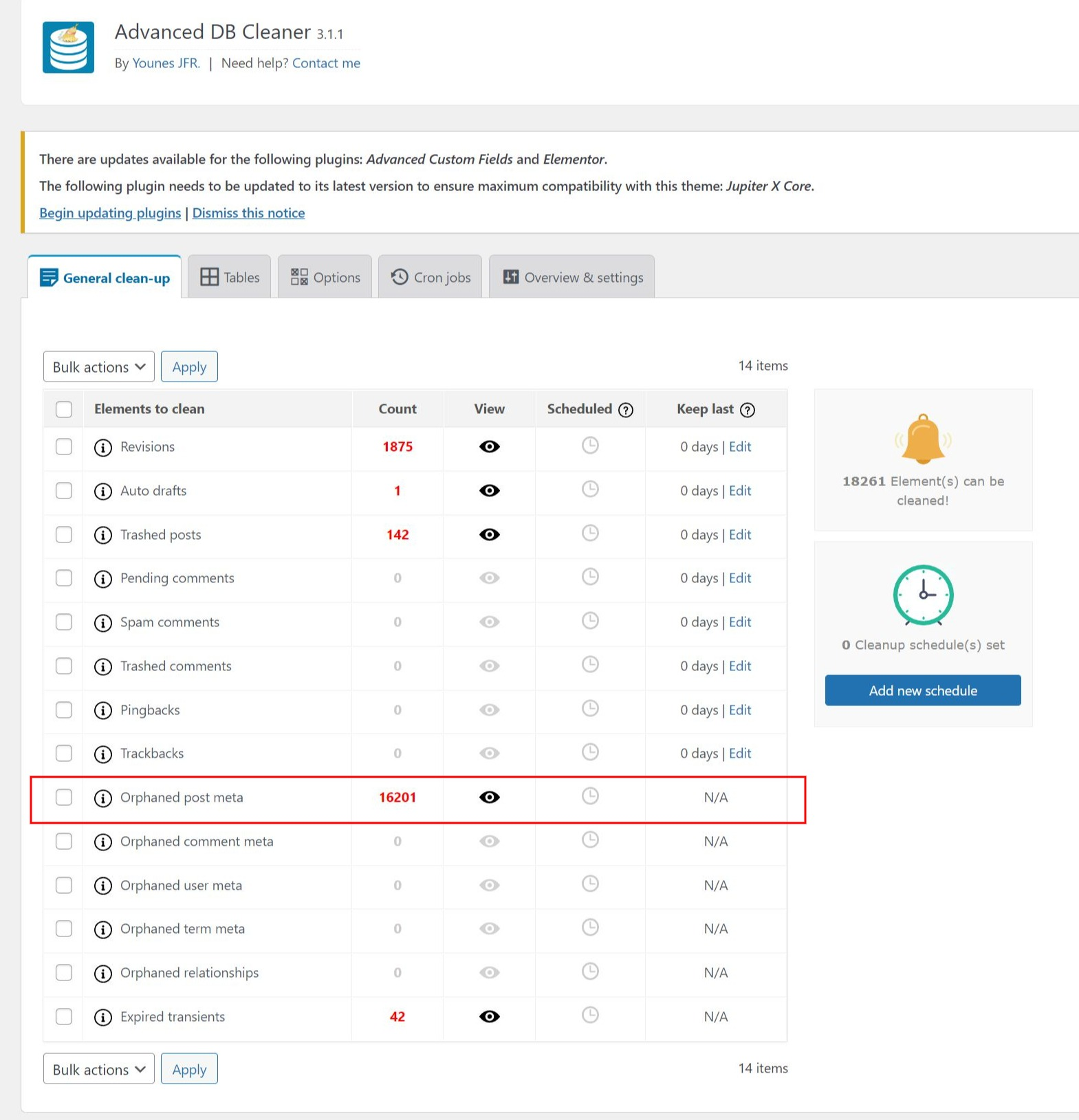🐞 Bug Report: Elementor Generating Large # Orphaned Postmeta Records (ED-8588) · Issue #19901 ...