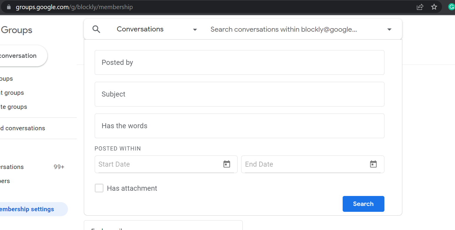 Enhancement in groups search dropdown · Issue #7612 · google/blockly · GitHub