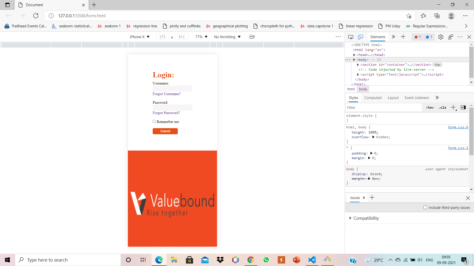 GitHub - rupeshs-vb/Login-Page: Assignment for login page