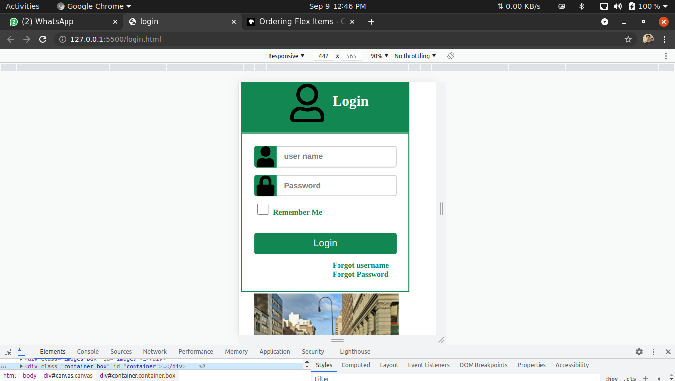 Github Aquibahmad Vbassignment Loginform Assignment For Responsive Login Page