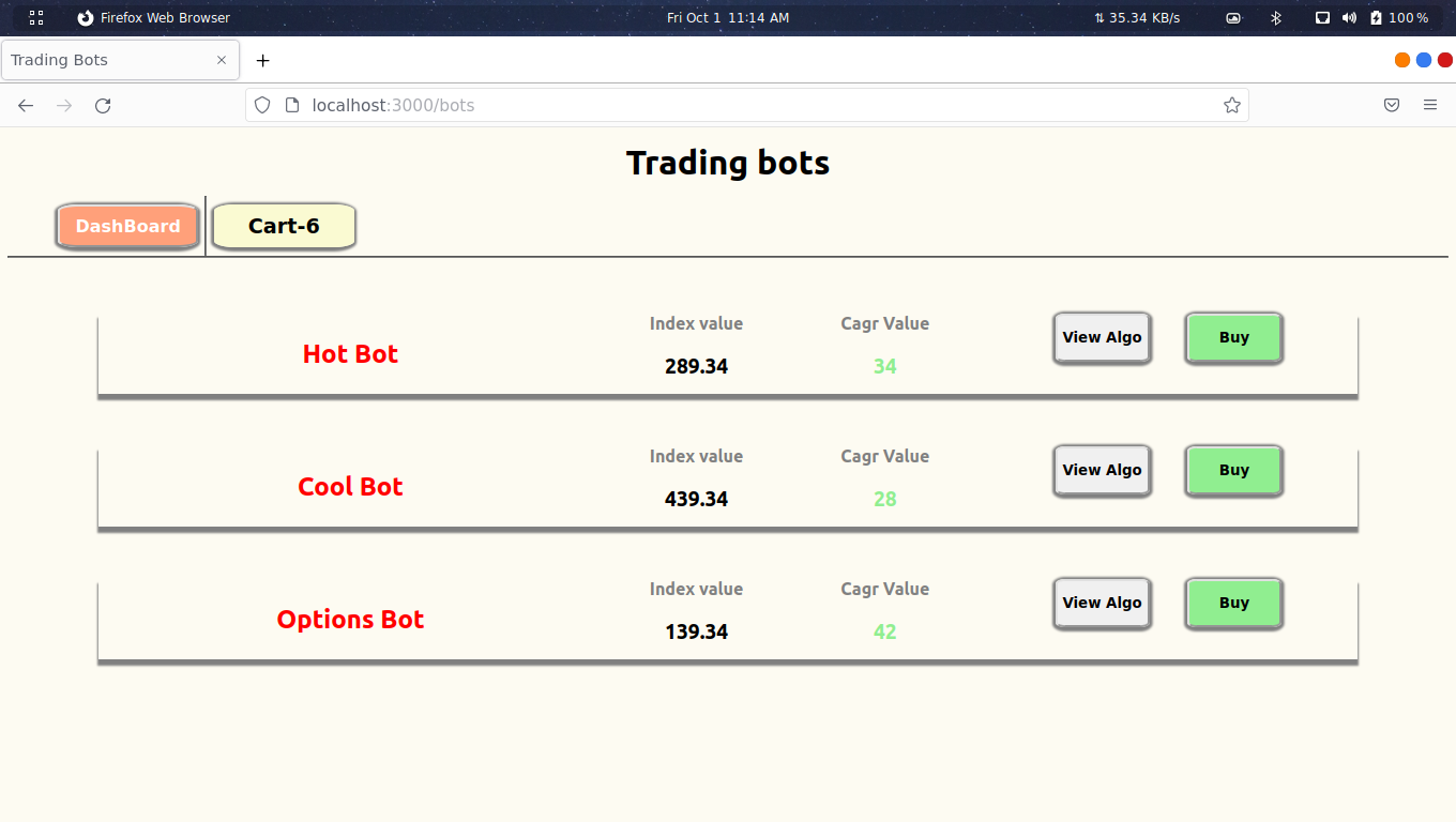 GitHub - Aquibahmad-vb/Assignment-trading-bots: react trading bots ...