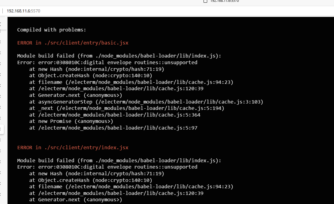 无法npm start和npm run build · Issue #2719 · electerm/electerm · GitHub
