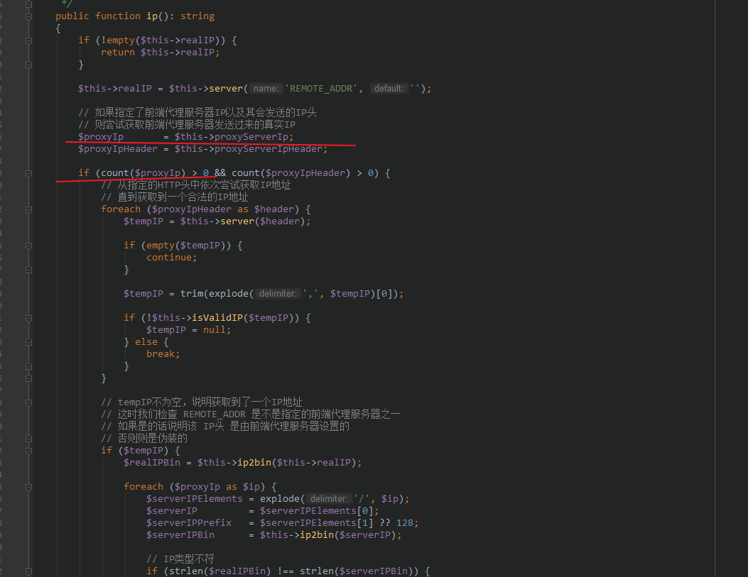 TP6代理转发的时候，如何拿到真实ip proxyServerIp · Issue #2330 · top-think/framework ...