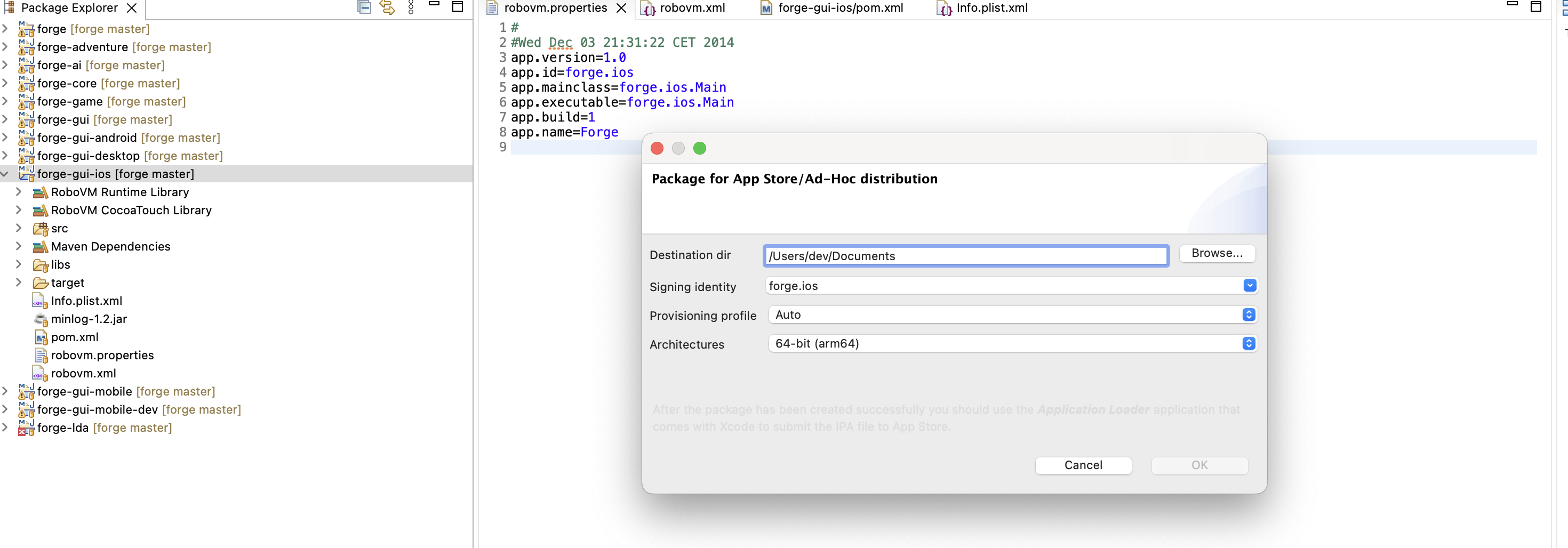 Trying to build iOS version with Eclipse and RoboVM · Issue #2165 ...