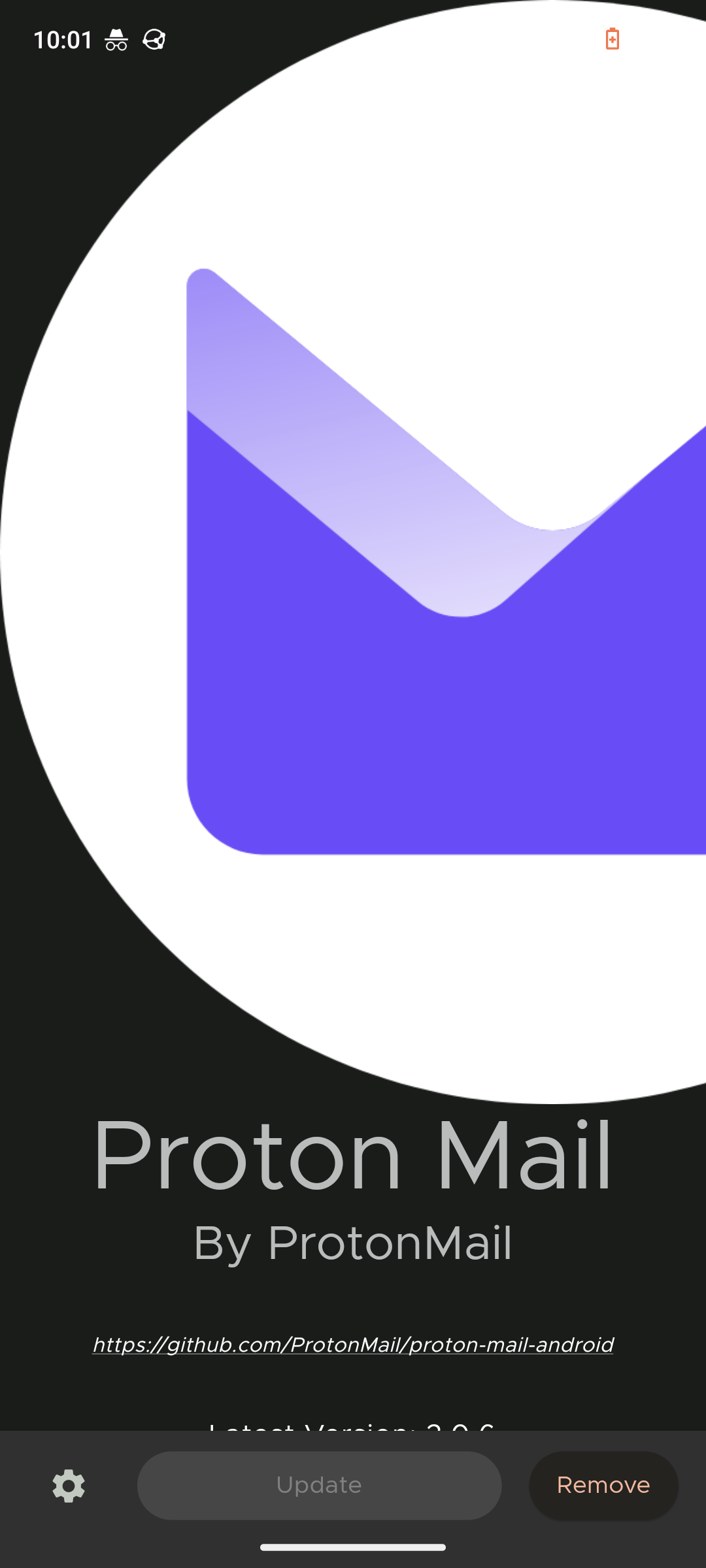 Oversized icon for Protonmail · Issue #78 · ImranR98/Obtainium · GitHub