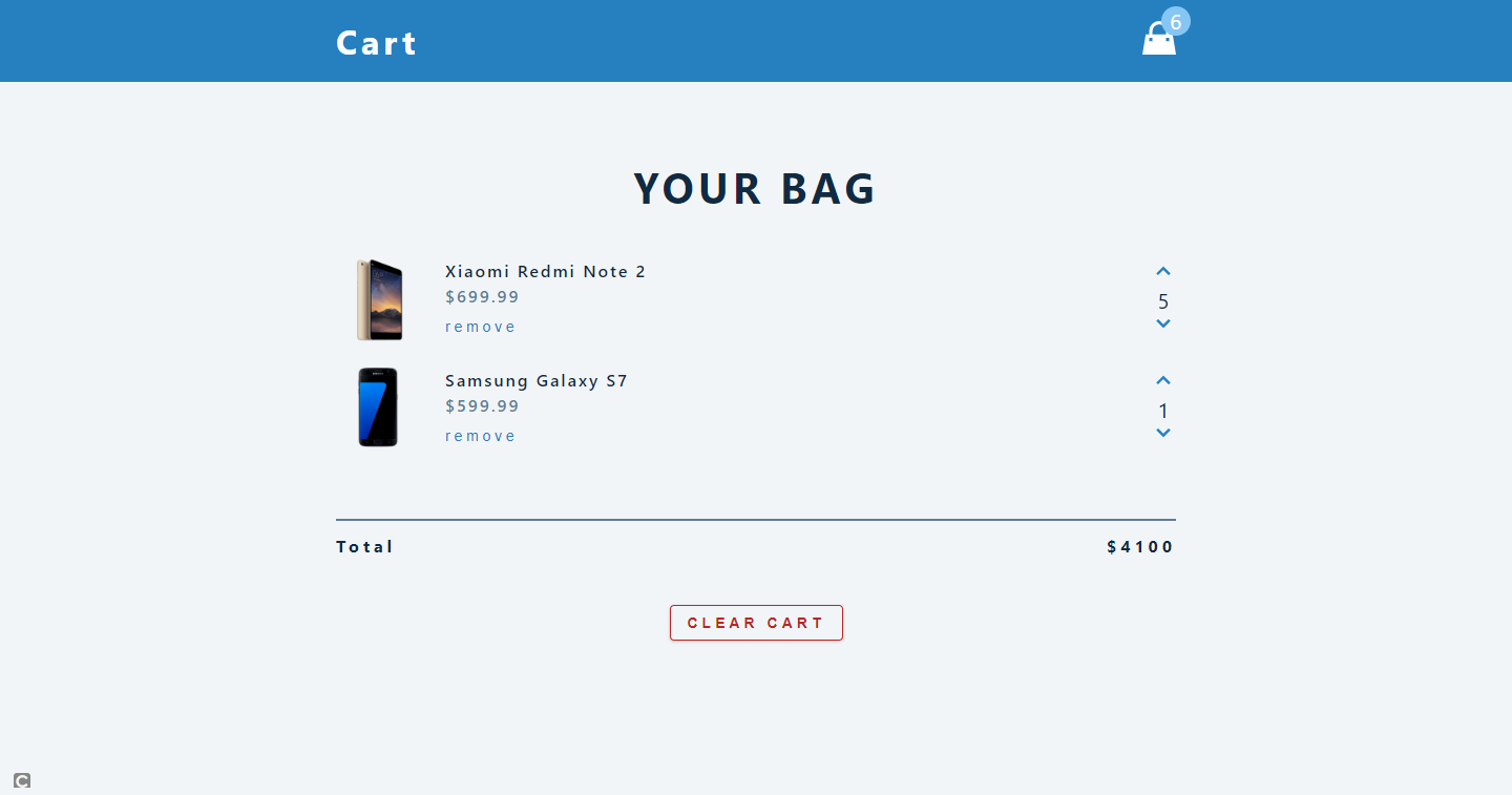 GitHub - OziV/react-cart: React cart app