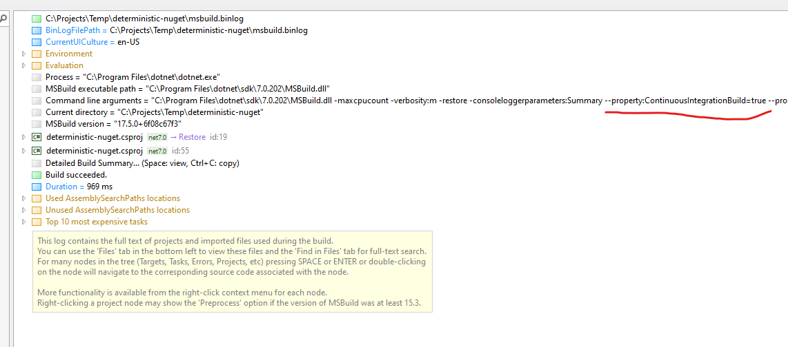 dotnet build /p:ContinuousIntegrationBuild=true doesn't work · Issue #16325 · dotnet/sdk · GitHub