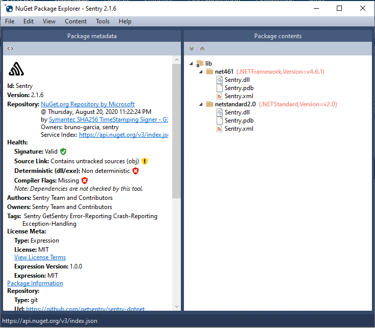Publish snupkg to nuget.org · Issue #530 · getsentry/sentry-dotnet · GitHub